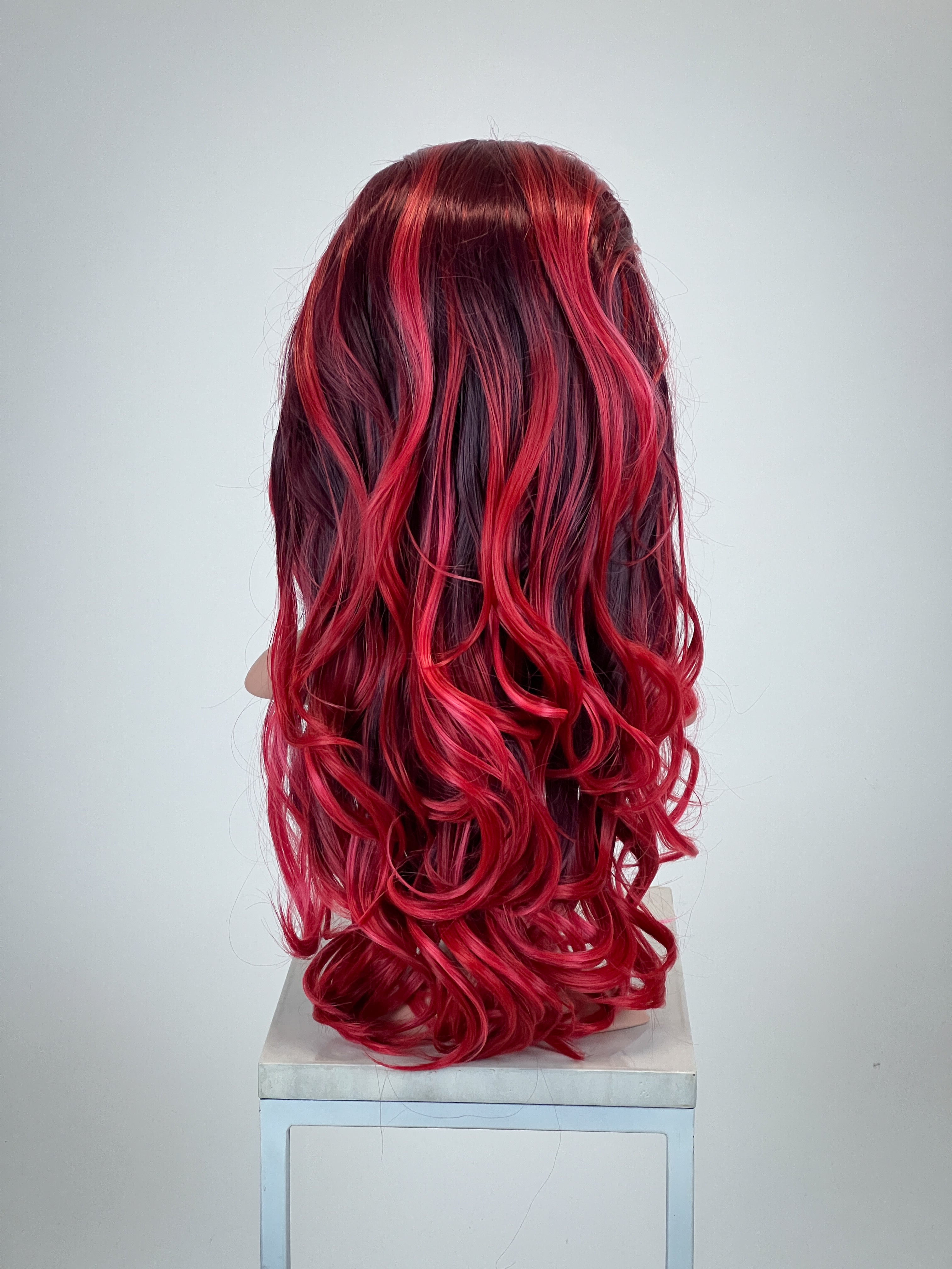 Cleo Ruby Red Lace Front Wig – Finfolk Productions