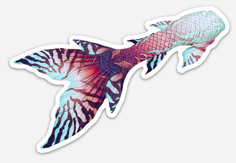 The Nautilus Signature Tail Sticker – Finfolk Productions