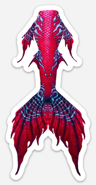 Zaleska Merbella by Finfolk Signature Tail Sticker – Finfolk Productions