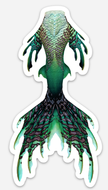 Eelia Merbella by Finfolk Signature Tail Sticker – Finfolk Productions