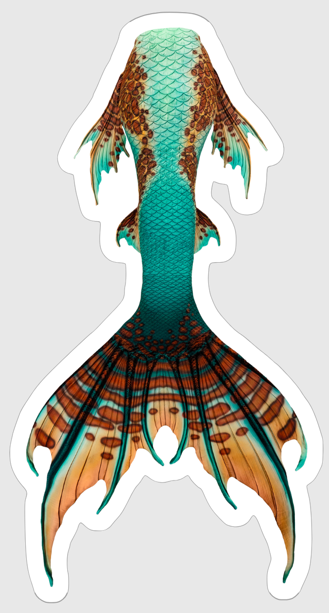 Mirage Merbella By Finfolk Signature Tail Sticker Finfolk Productions