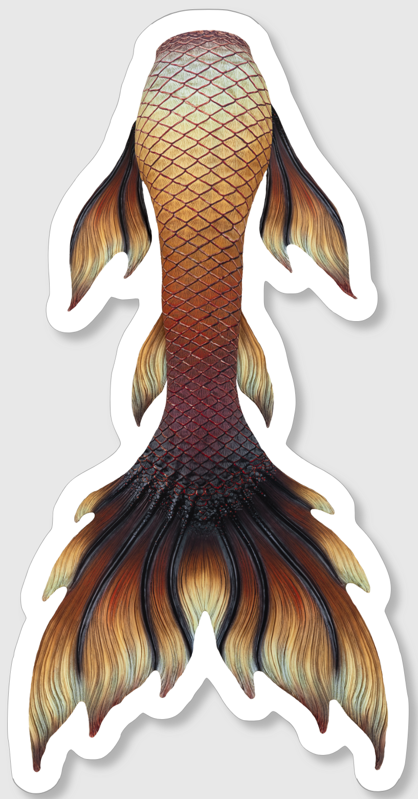 Demeter Signature Tail Sticker – Finfolk Productions
