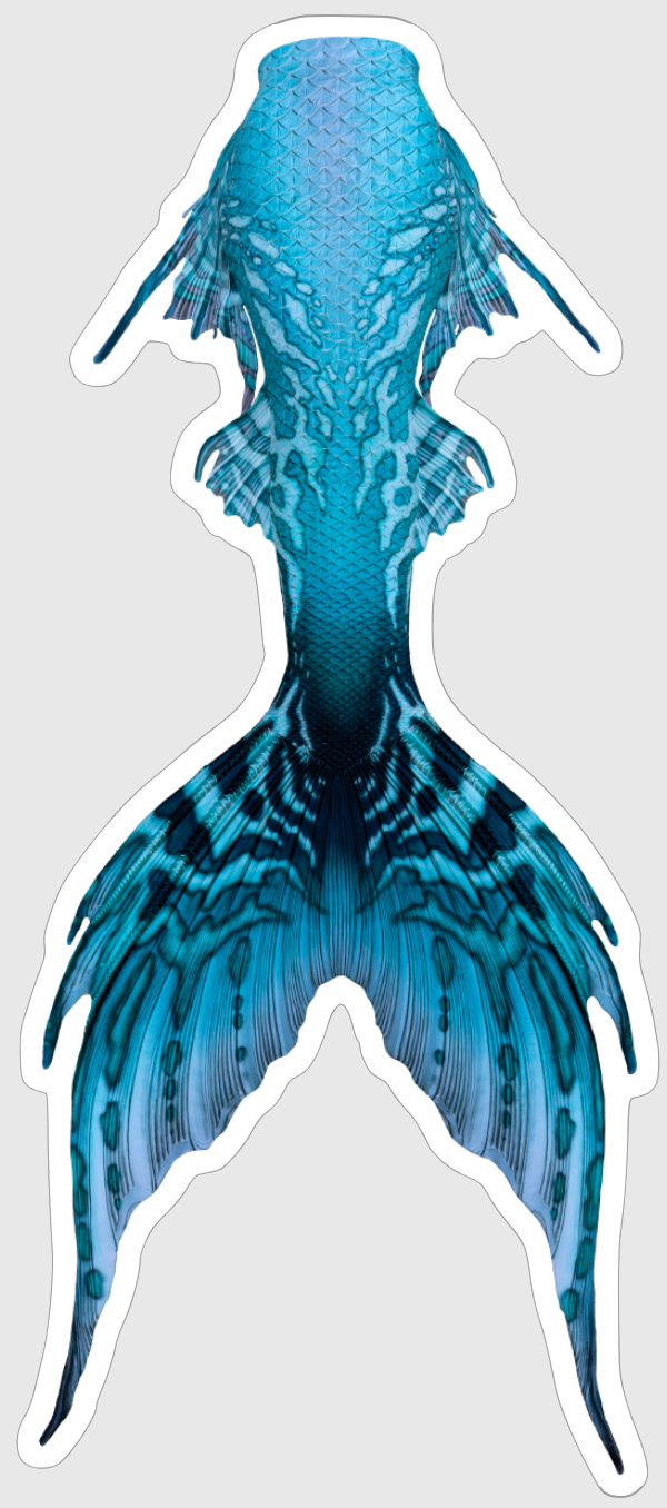 Sea Smoke Merbella by Finfolk Signature Tail Sticker – Finfolk Productions