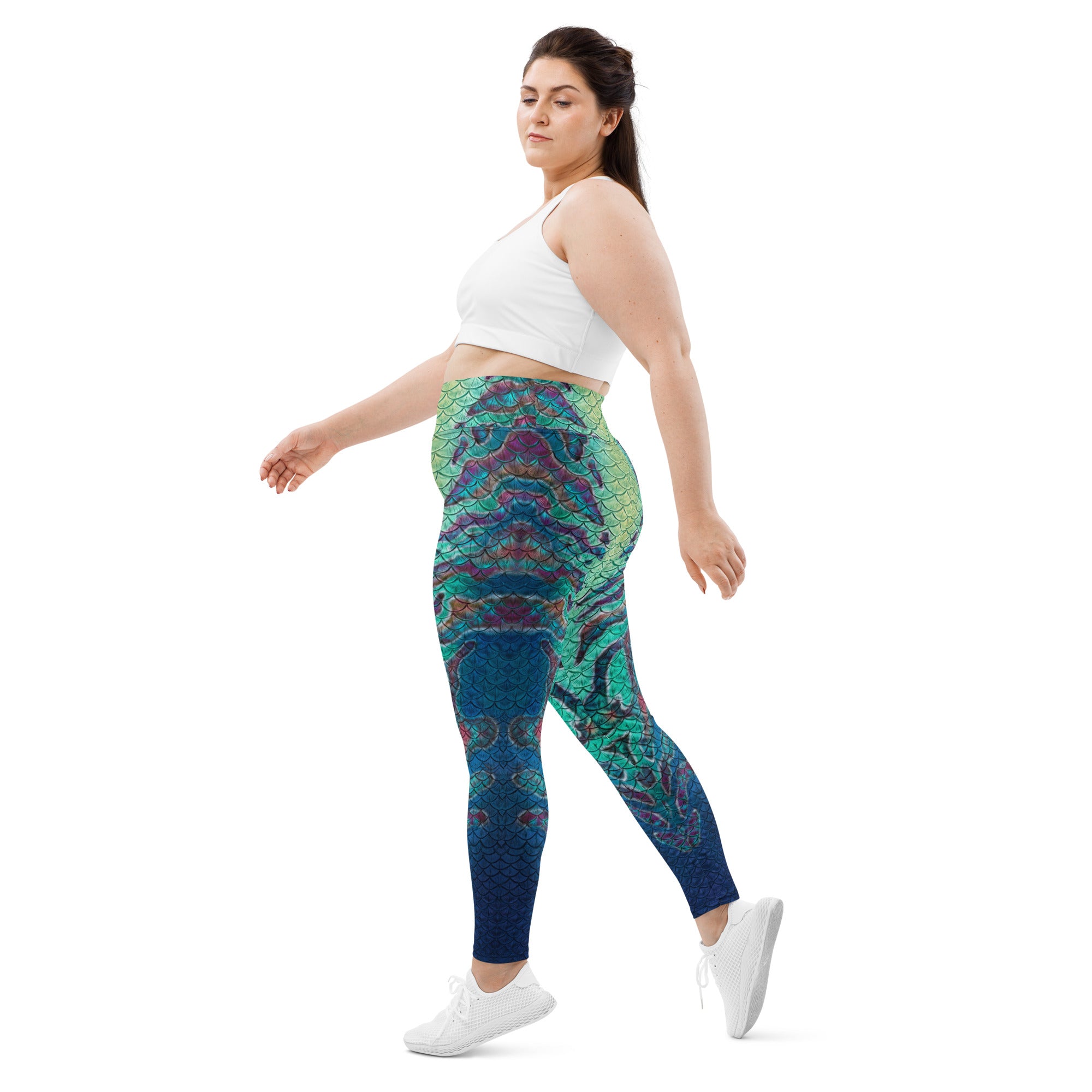 Abalone Abyss Plus Size Leggings – Finfolk Productions