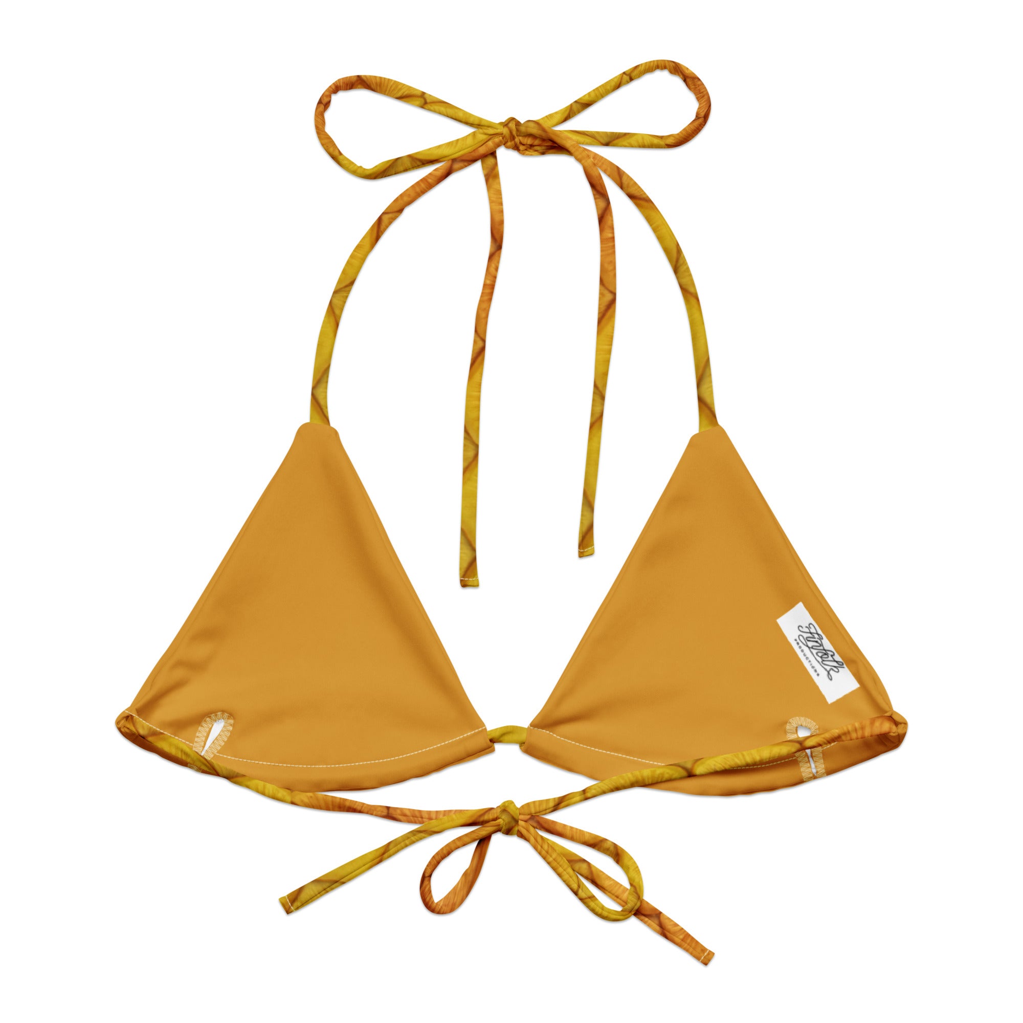 Golden Hour Recycled String Bikini Top – Finfolk Productions