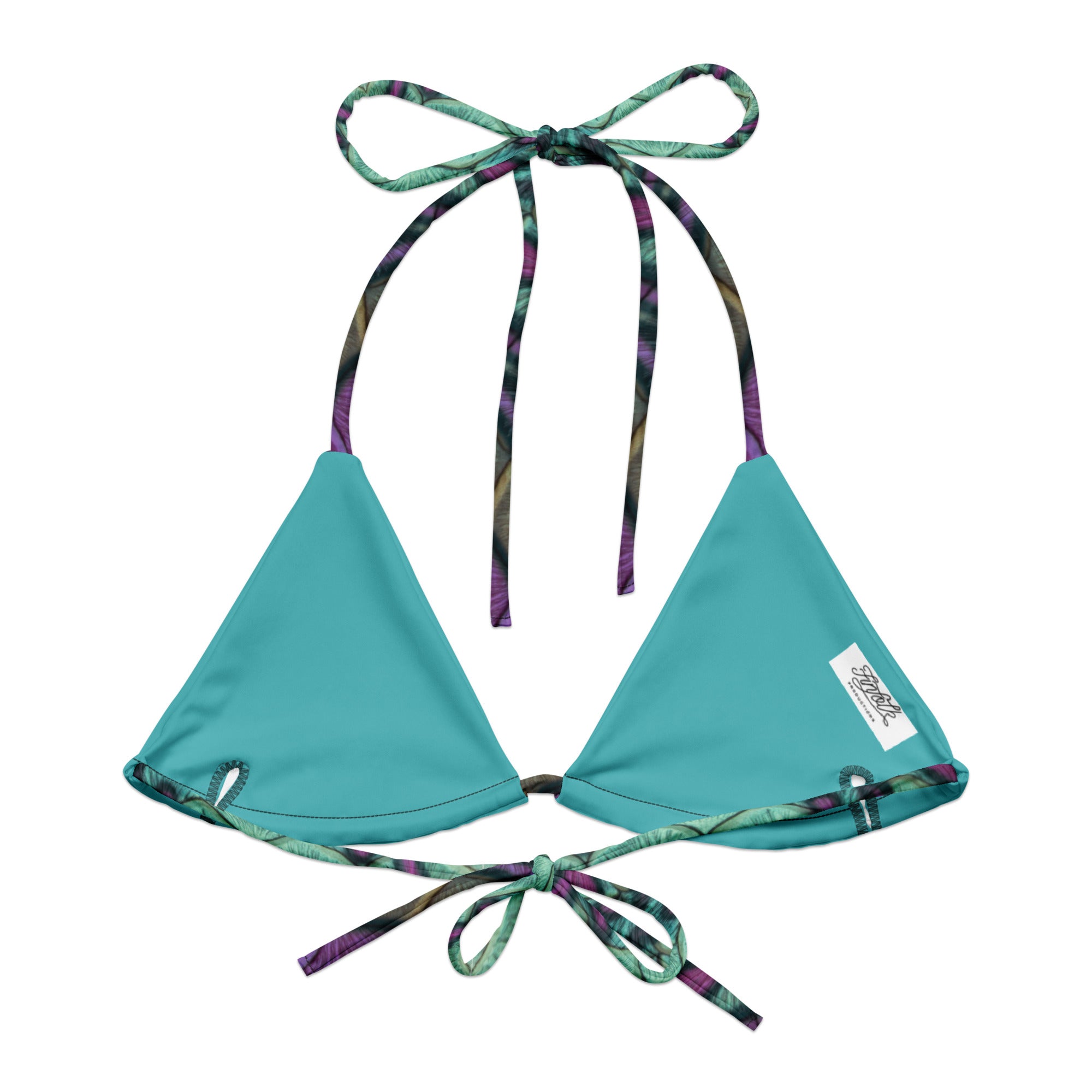 Treasure Cove Recycled String Bikini Top – Finfolk Productions