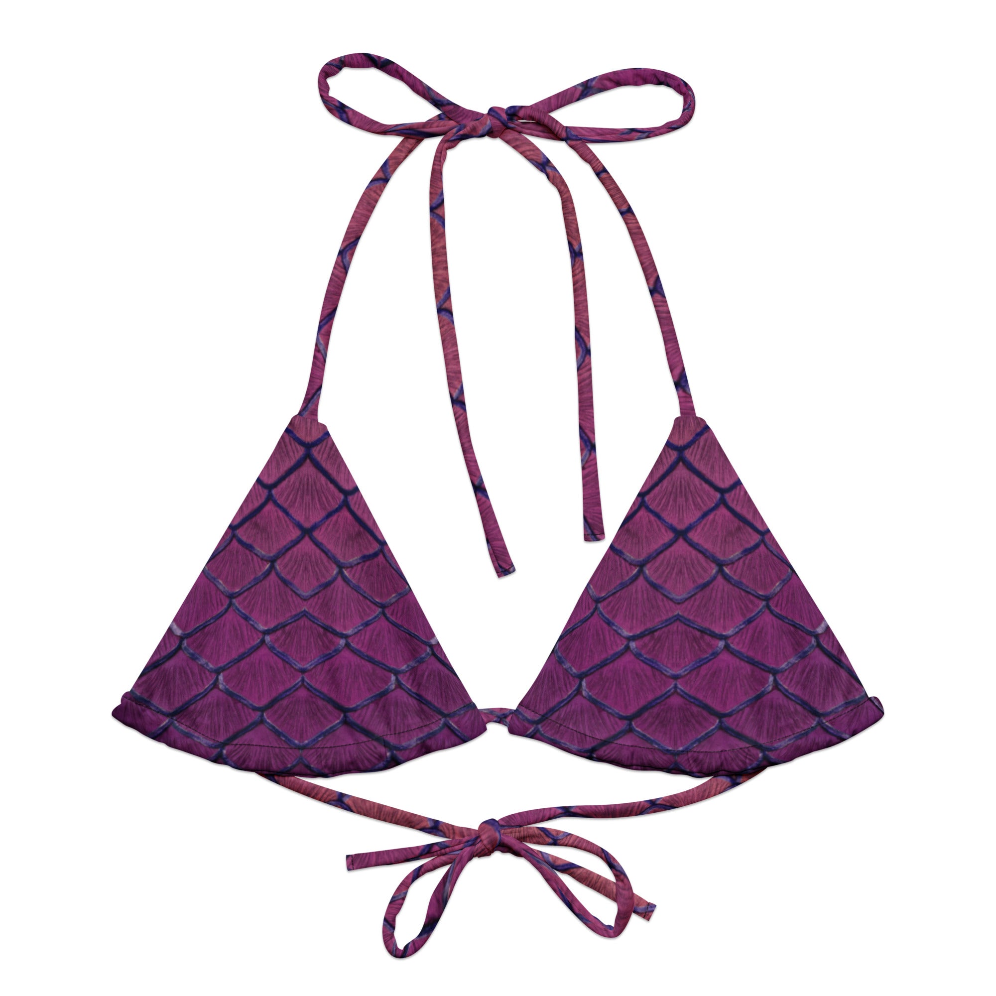 Persephone Recycled String Bikini Top – Finfolk Productions