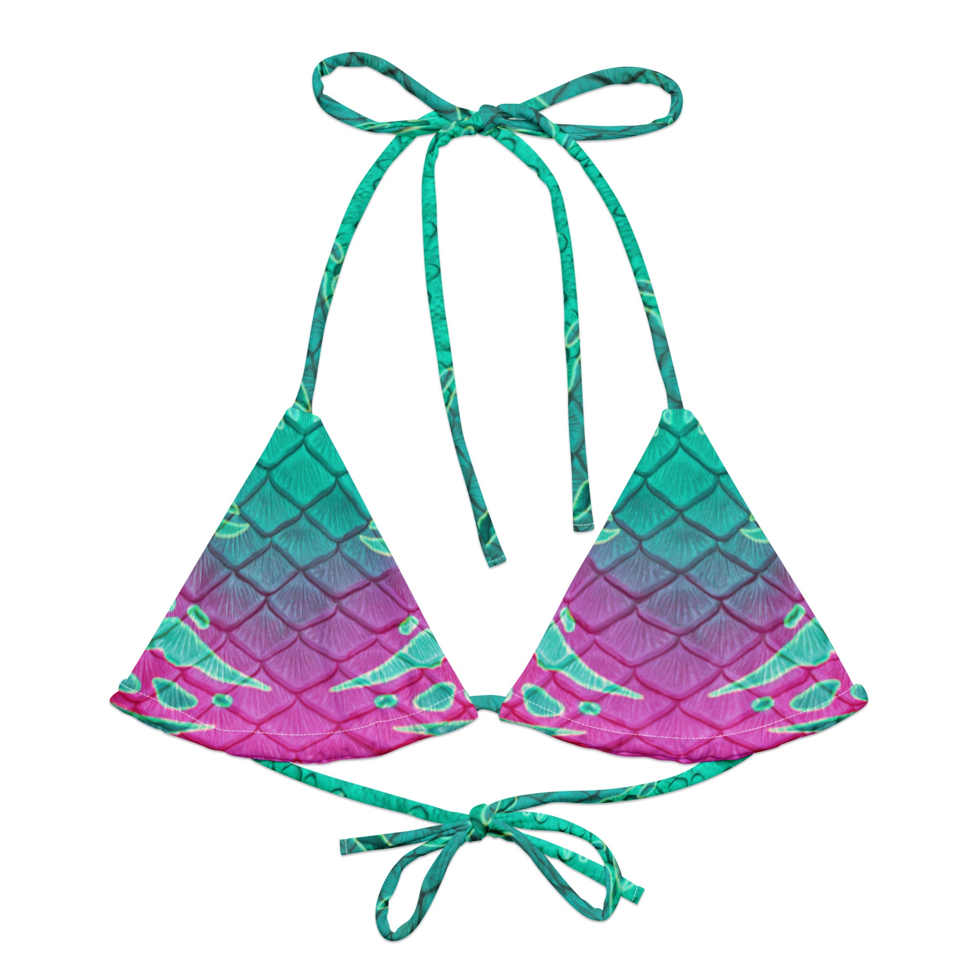 Pandoras Reef Recycled String Bikini Top Finfolk Productions