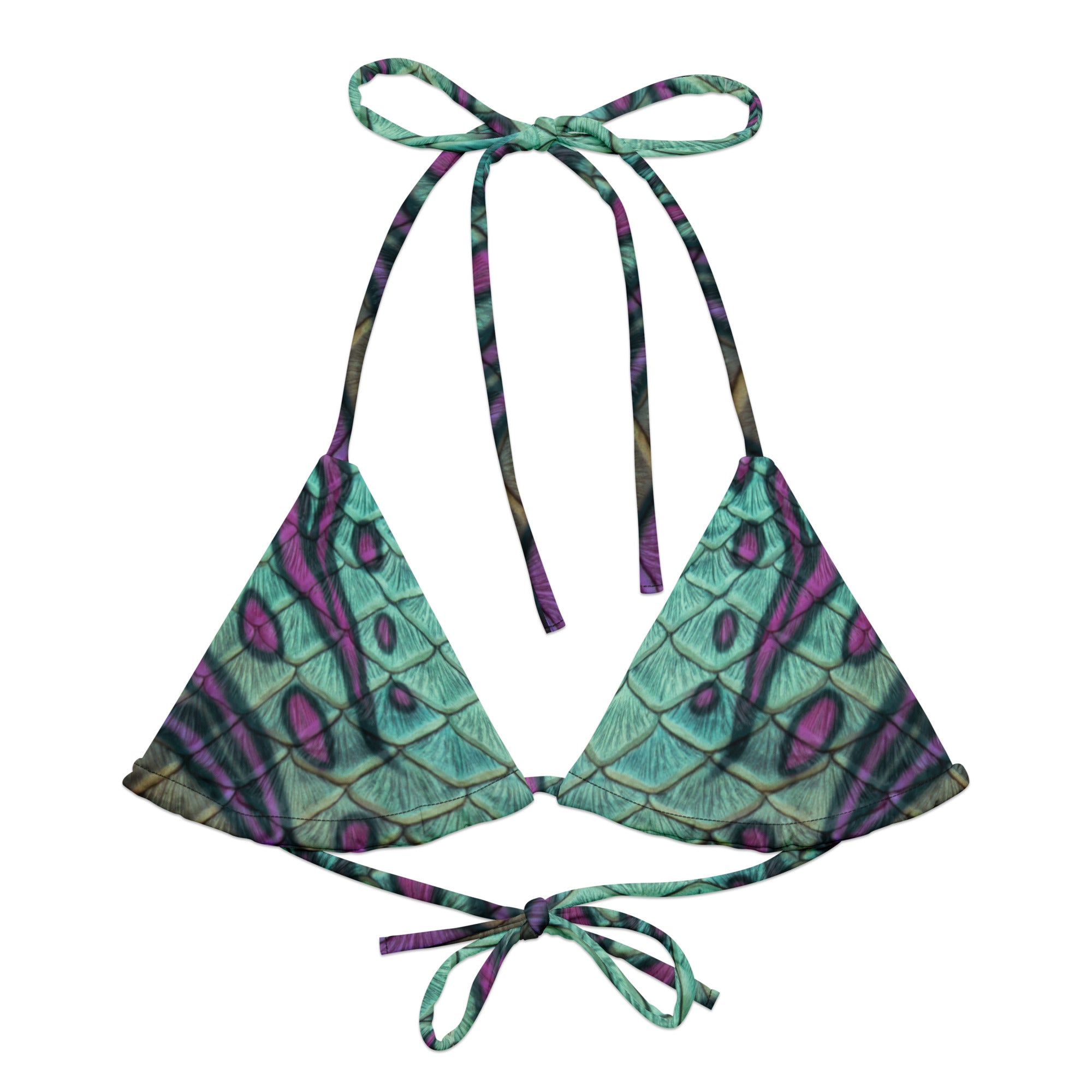 Treasure Cove Recycled String Bikini Top Finfolk Productions