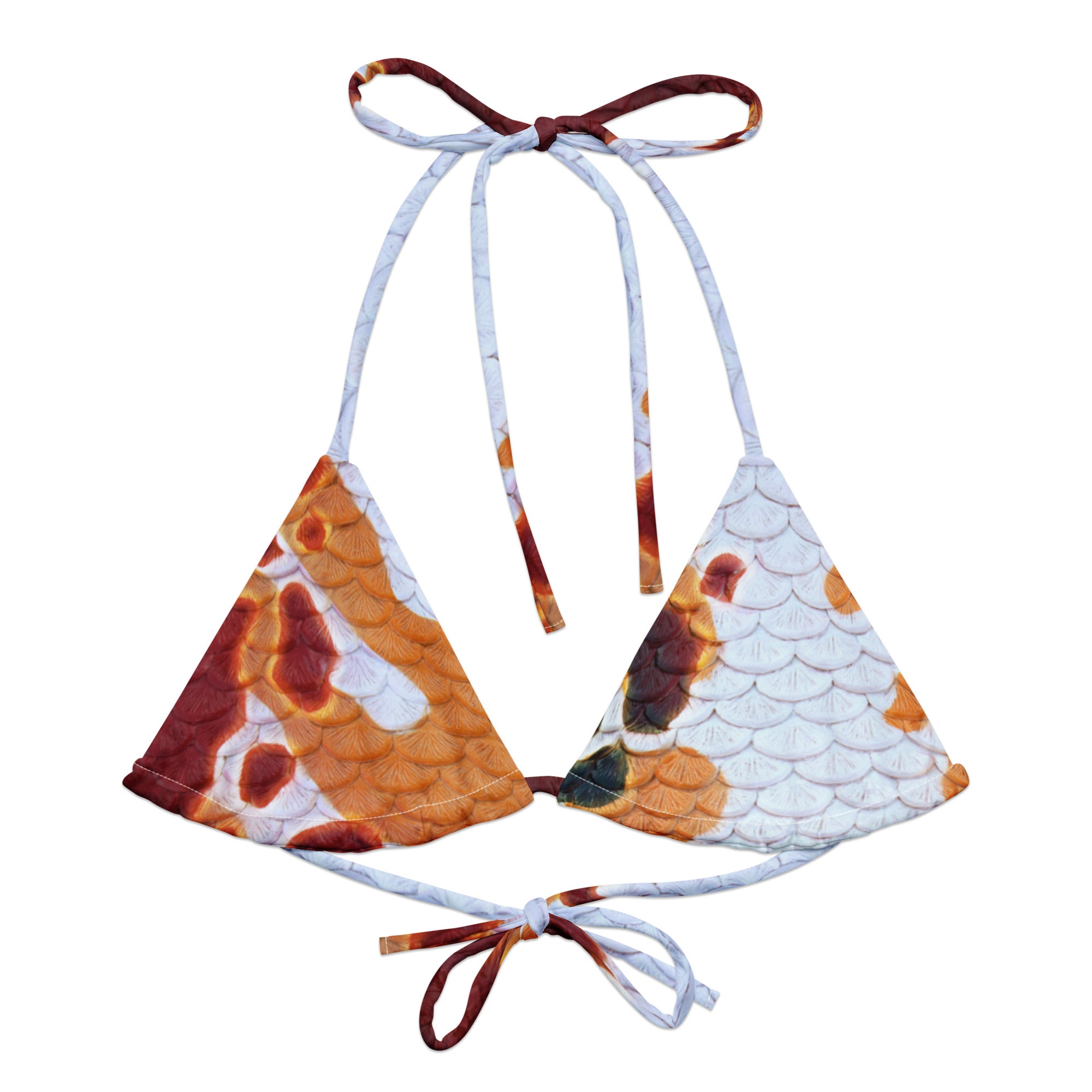 Classic Koi Recycled String Bikini Top – Finfolk Productions