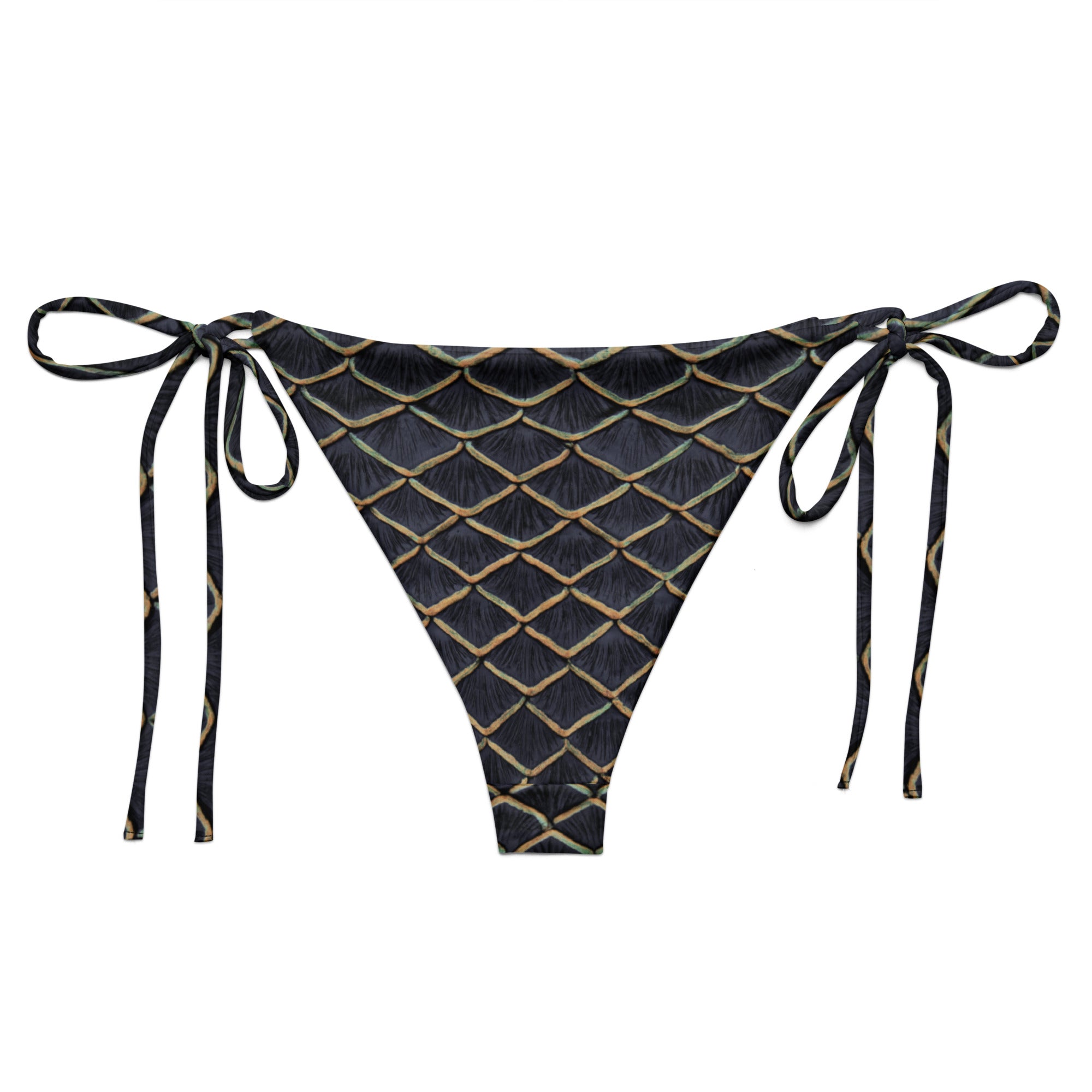 Curse of Cortes Recycled String Bikini Bottom – Finfolk Productions