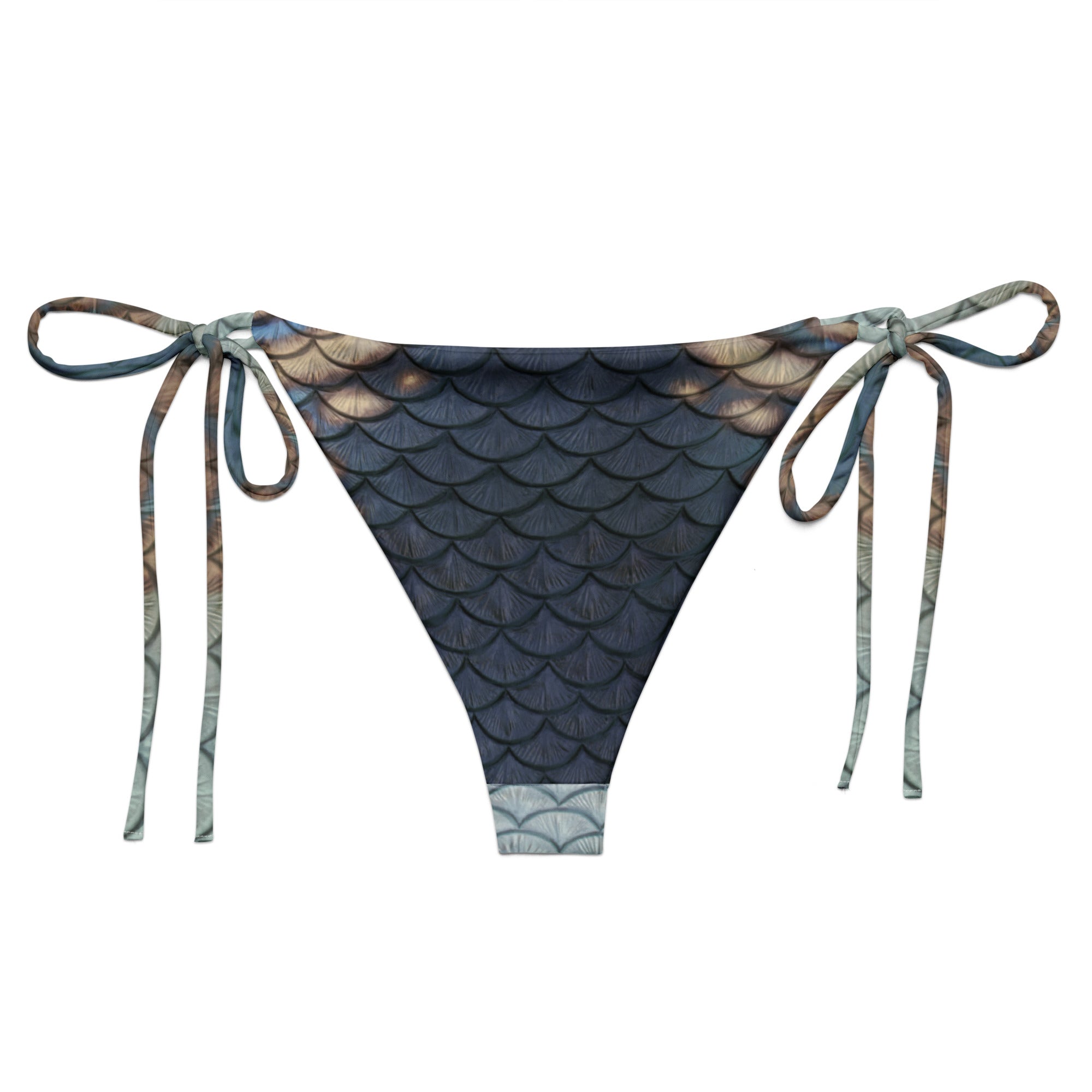 Moonshell recycled string bikini bottom – Finfolk Productions