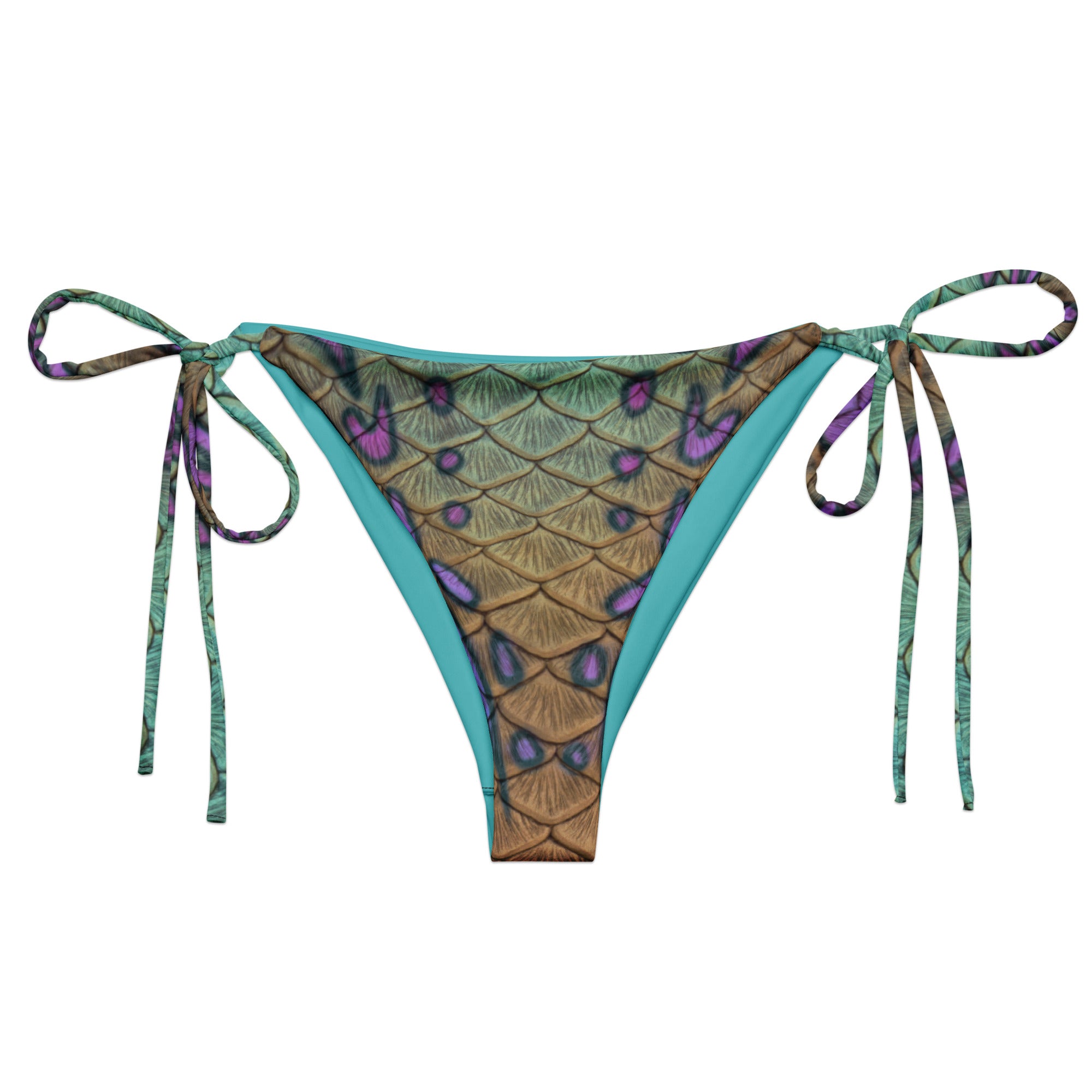 Treasure Cove Recycled String Bikini Bottom – Finfolk Productions