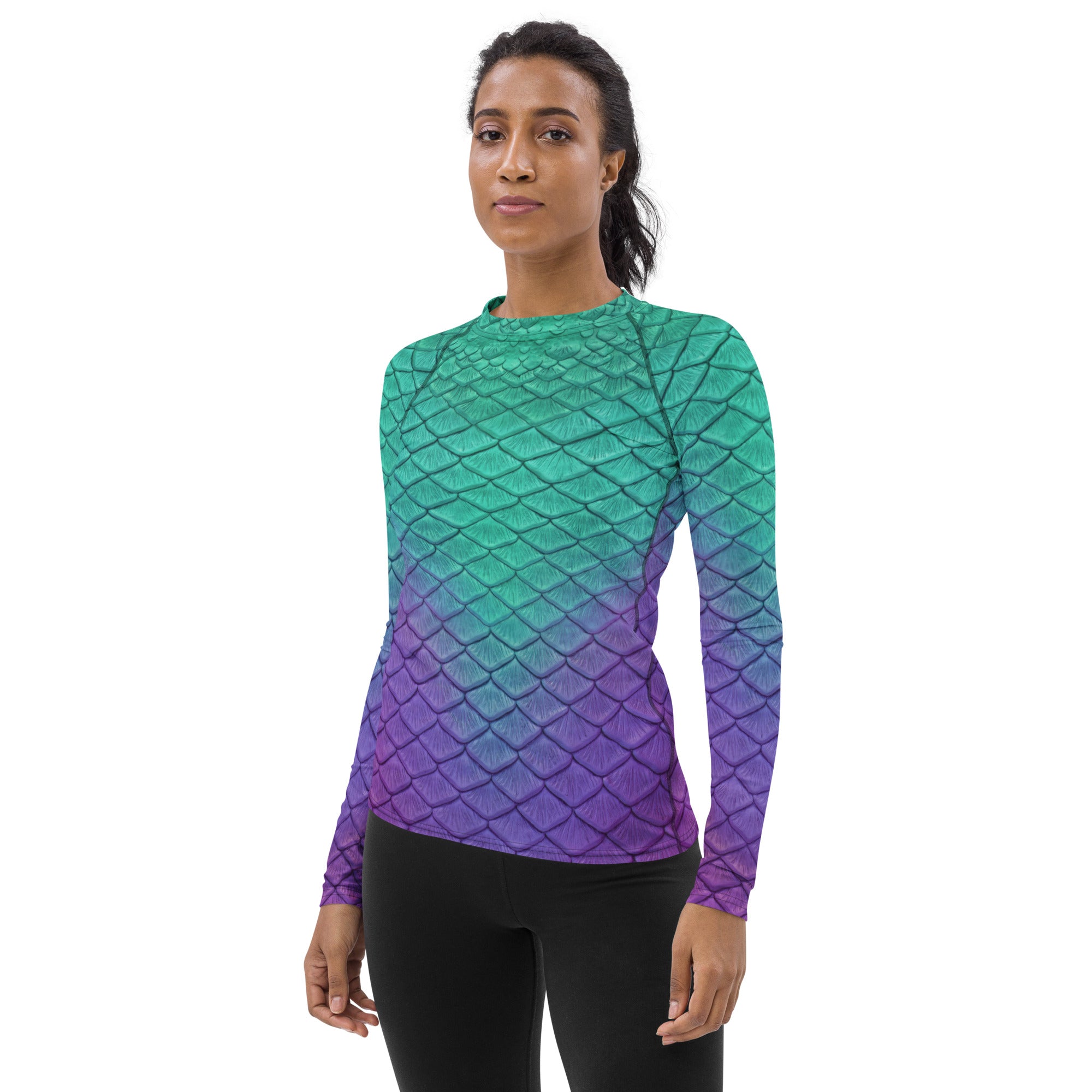 Andromeda Fitted Rash Guard – Finfolk Productions