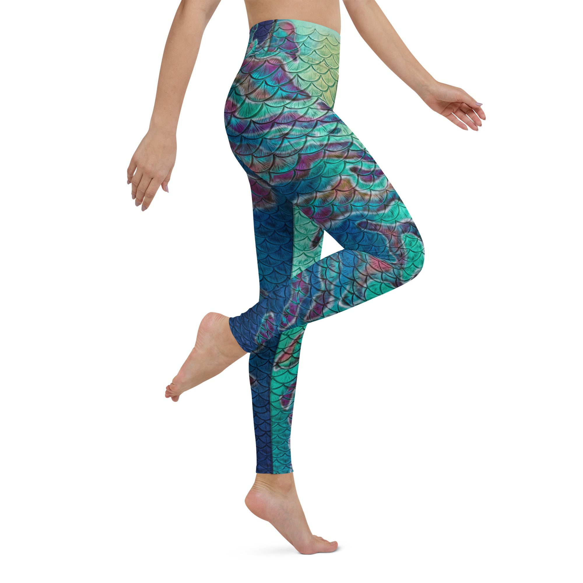 Abalone Abyss High Waisted Leggings – Finfolk Productions