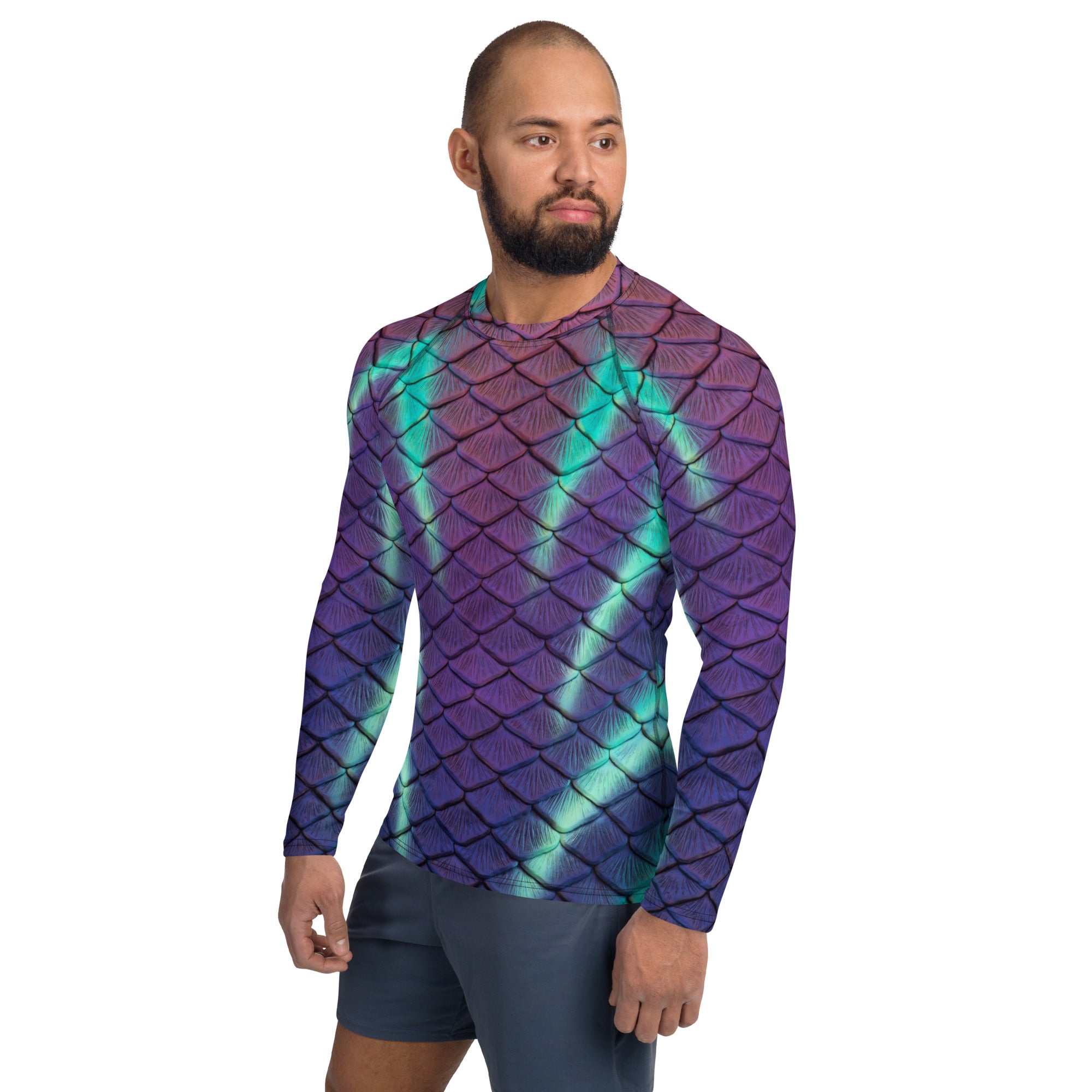 Aurora Borealis Relaxed Fit Rash Guard – Finfolk Productions