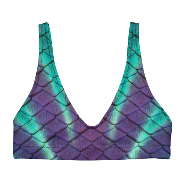 Aurora Borealis Recycled Padded Bikini Top – Finfolk Productions