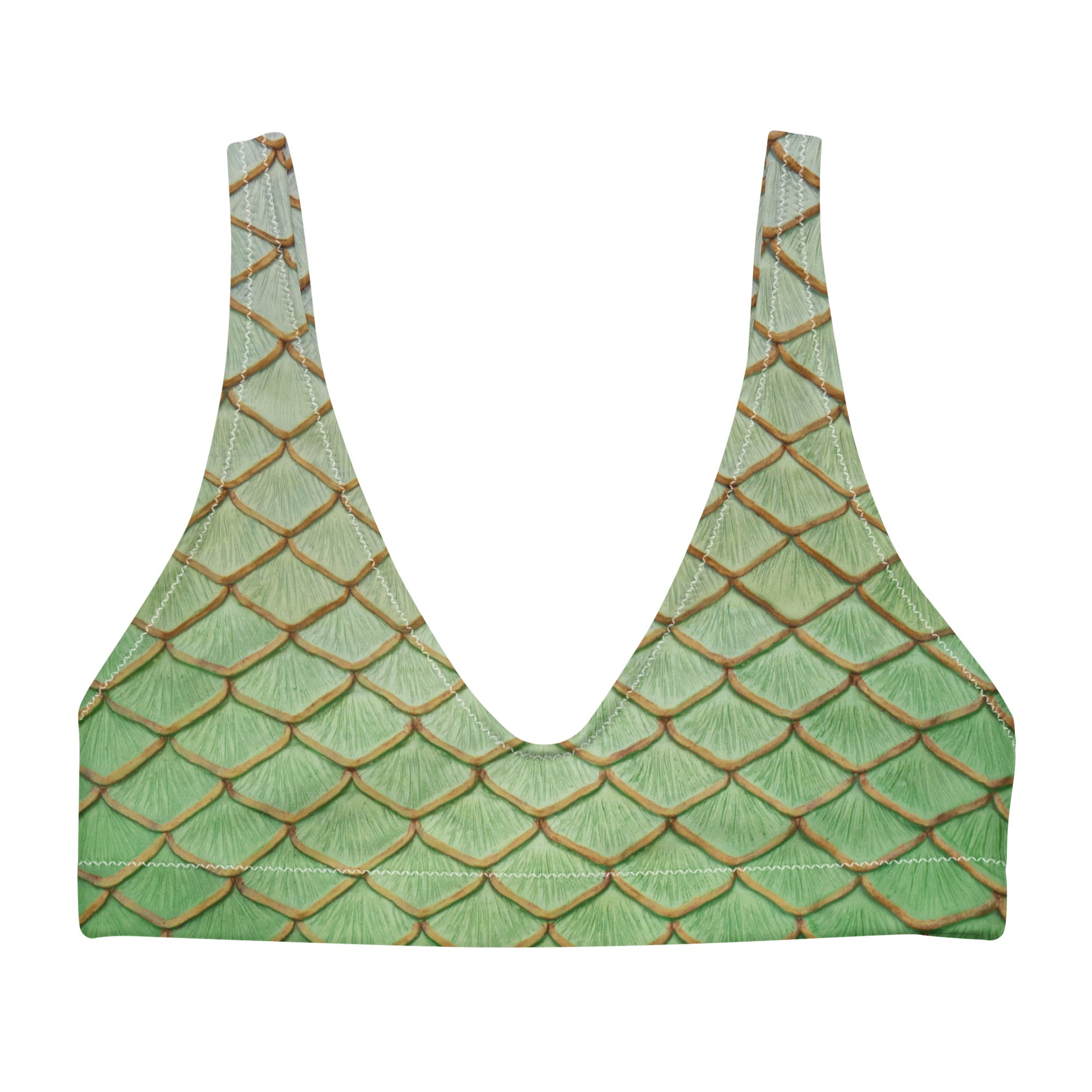 The Luna Moth Recycled Padded Bikini Top – Finfolk Productions