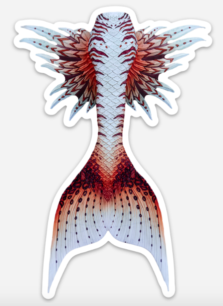 The Lionfish Signature Tail Sticker – Finfolk Productions